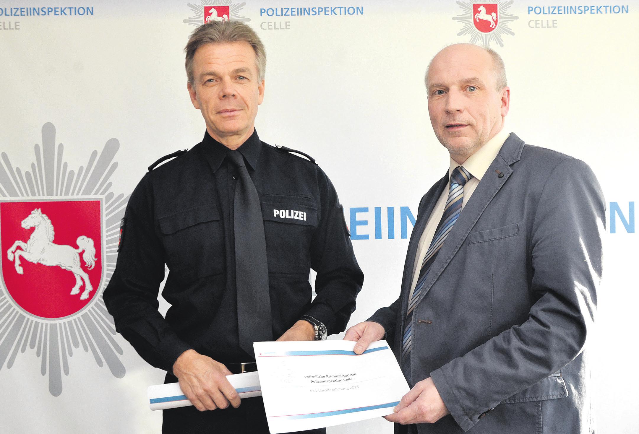 Polizeiinspektion Celle hat Kriminalstatistik 2018 vorgestellt Polizeiinspektion Celle hat Kriminalstatistik 2018 vorgestellt