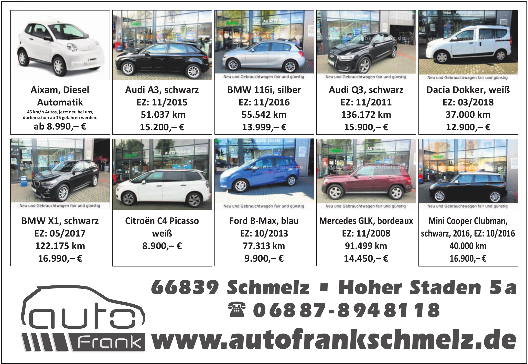 Auto Frank: Komplettservice rund ums Kfz - Wirtschaft & Handel ...